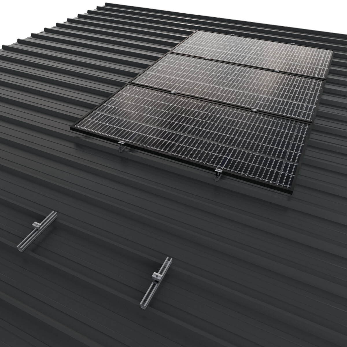 Structures for sheet metal pitched roofs | Sunfer